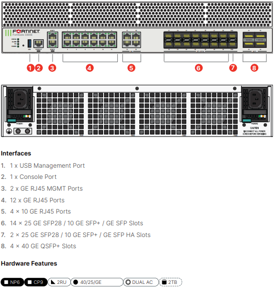 Fortinet FortiGate 3301E Firewall (FG-3301E) | EnBITCon systemhouse